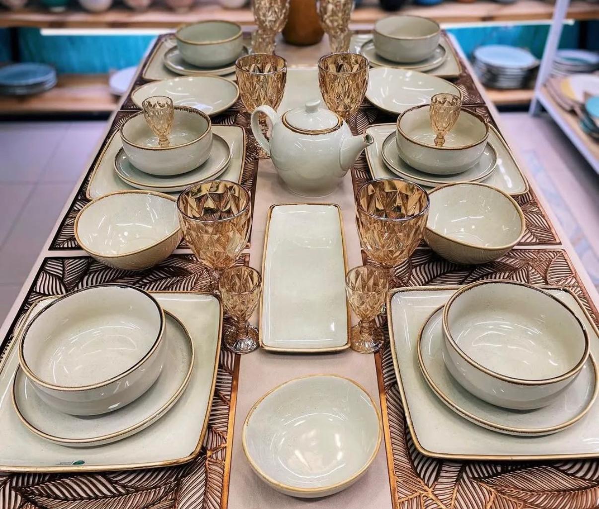 Beige Mix & Match Set – Crockery Culture